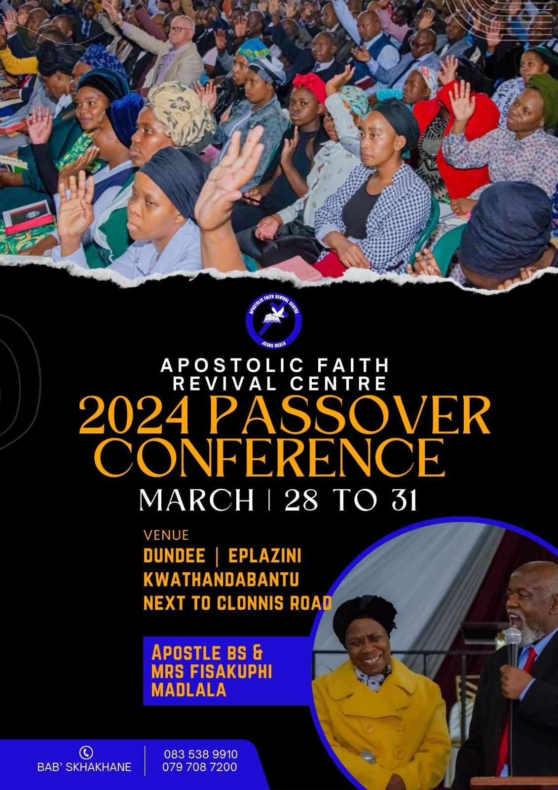 2024 PASSOVER CONFERENCE INVITATION - APOSTOLIC FAITH REVIVAL CENTRE